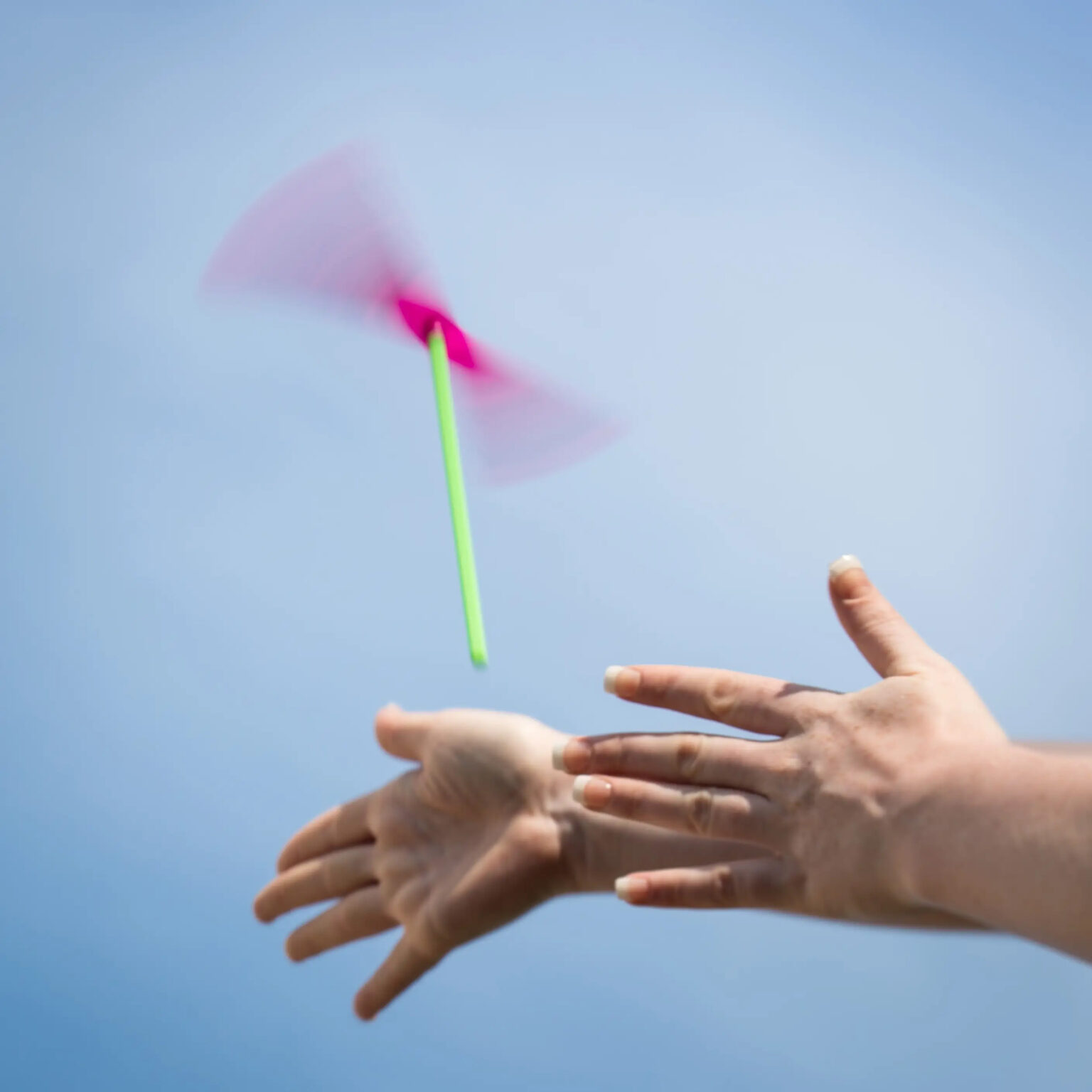 Aero-Props Flying Propeller Toy Hand Powered Helicopter | MADE IN USA